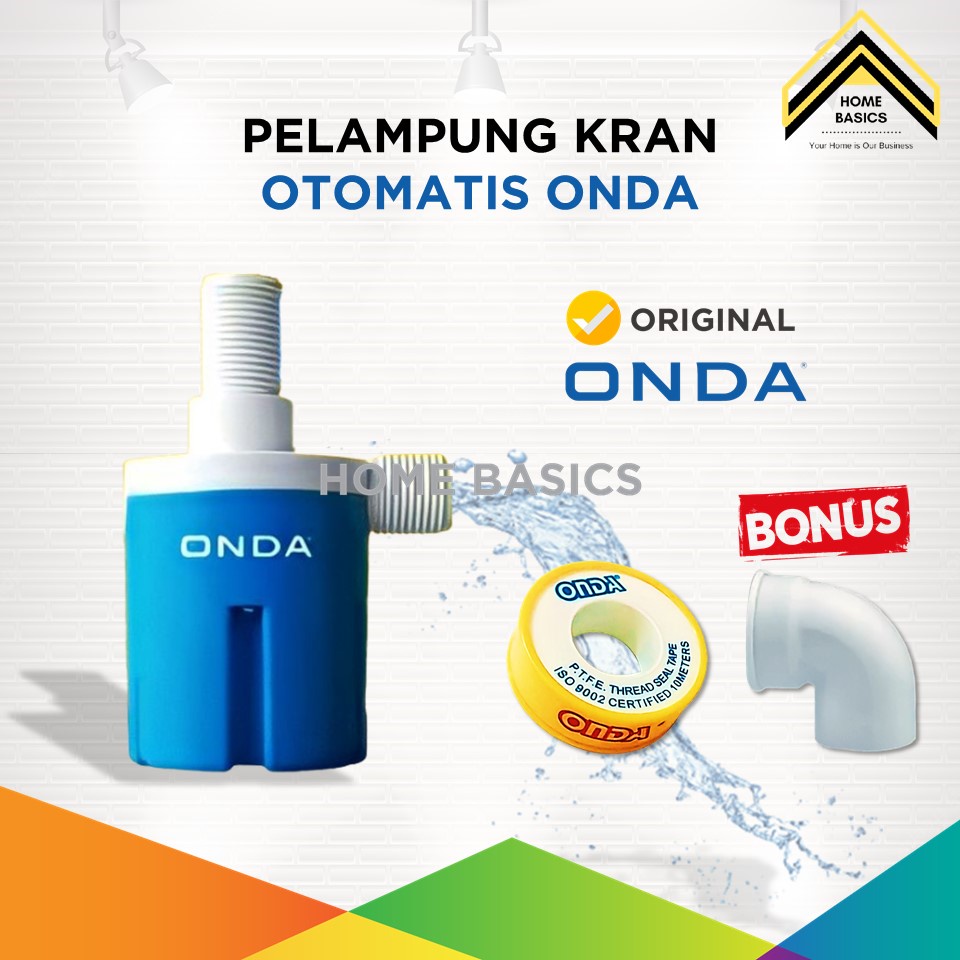 Jual Pelampung Kran Otomatis Onda 3/4" / Stop Keran Vertikal Bak Mandi ...