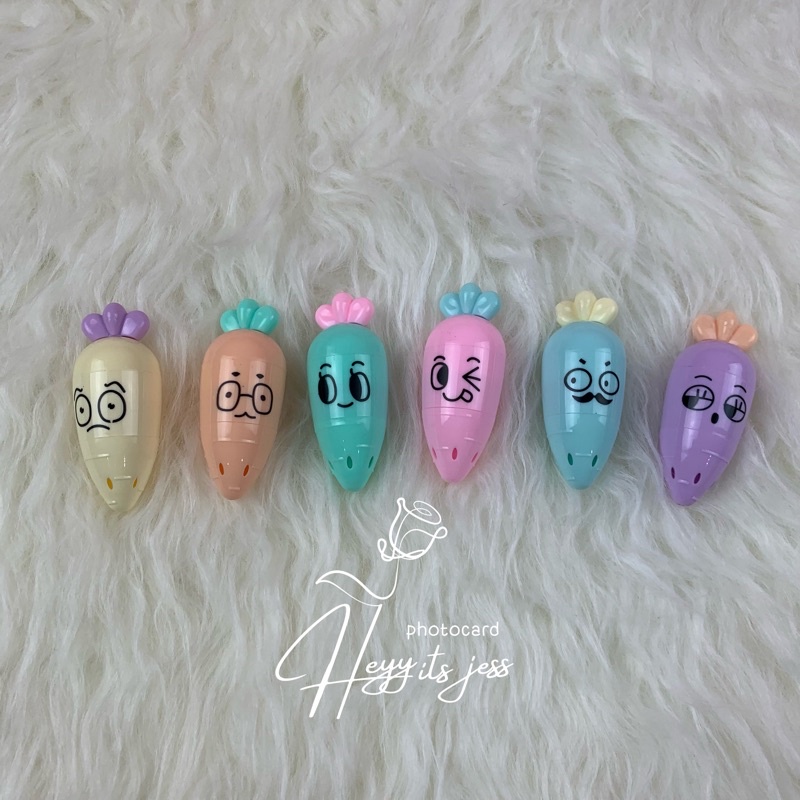 Jual Stabilo bentuk Wortel Lucu Unik Cute Highlighter | Shopee Indonesia