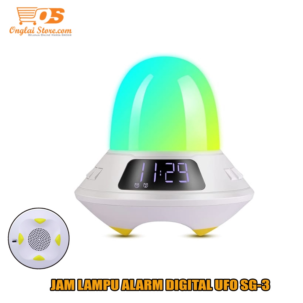 Jual Jam Lampu Alarm Digital UFO SG-3 | Shopee Indonesia