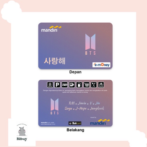 Jual Kartu Flazz Gen 2 BCA | Kartu Emoney Mandiri Design BTS Members ...
