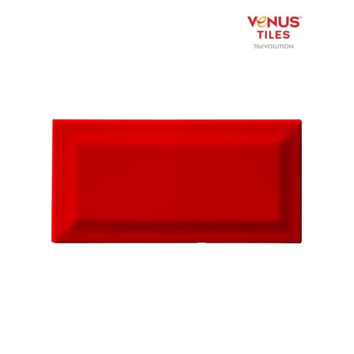 Jual VENUS AVANT GARDE SUBWAY TAKKO RED GLOSSY BEVEL 150*75 | Shopee ...