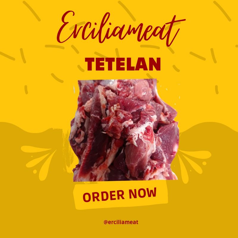 Jual TETELAN DAGING SAPI (500GRAM) | Shopee Indonesia