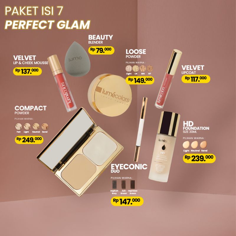 Jual Perfect Glam (7item) | Shopee Indonesia
