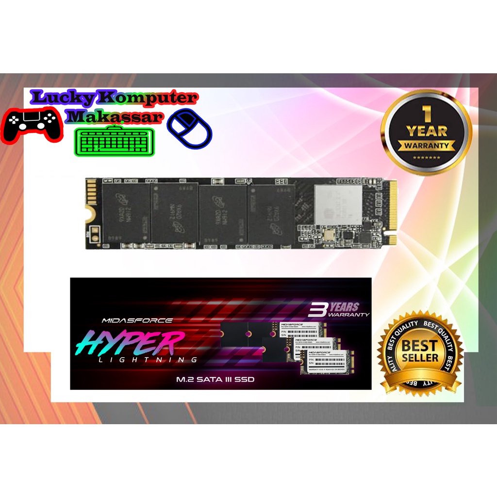 Jual SSD m.2 NVMe 256GB Midasforce Max Lightning | Shopee Indonesia