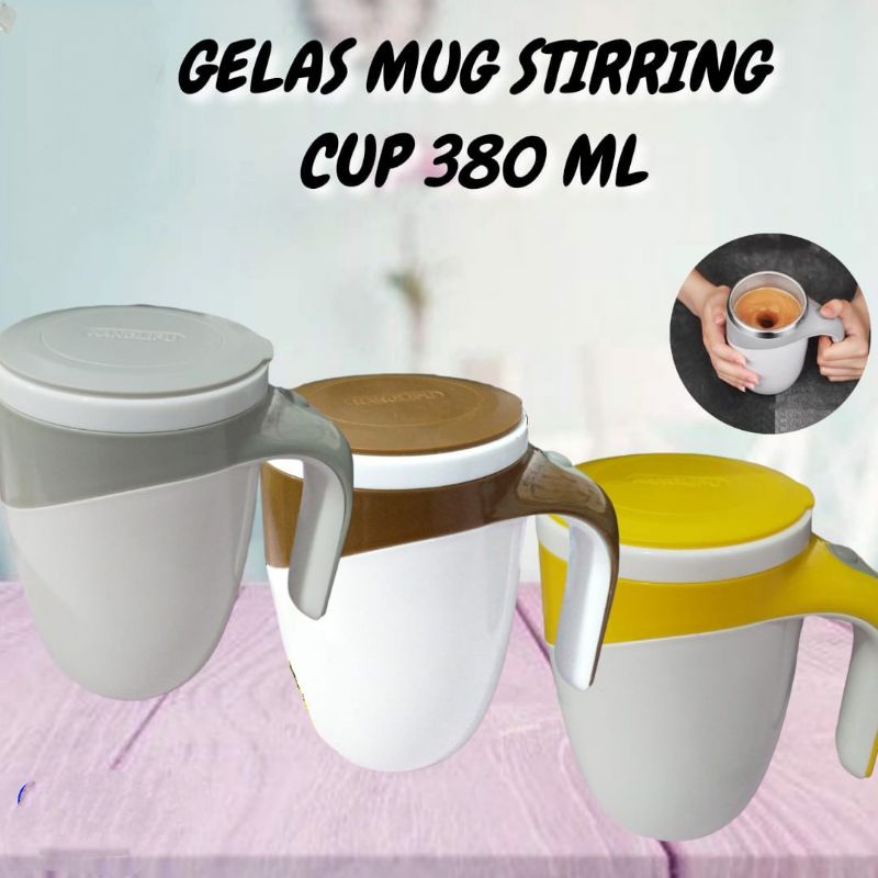 Jual PELANGI | Gelas / Mug Pengaduk Otomatis Stirring Automatic Energi ...