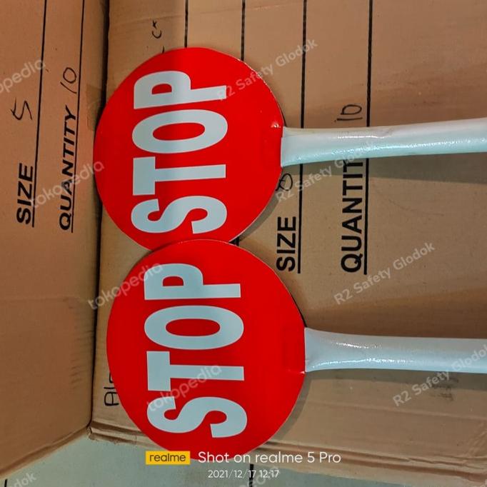 Jual Rambu Stop Tangan / Rambu Stop Untuk Penyebrangan | Shopee Indonesia