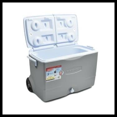 Jual Promo Box Pendingin Cooler Box Rubbermaid Dengan Roda 47 Liter ...