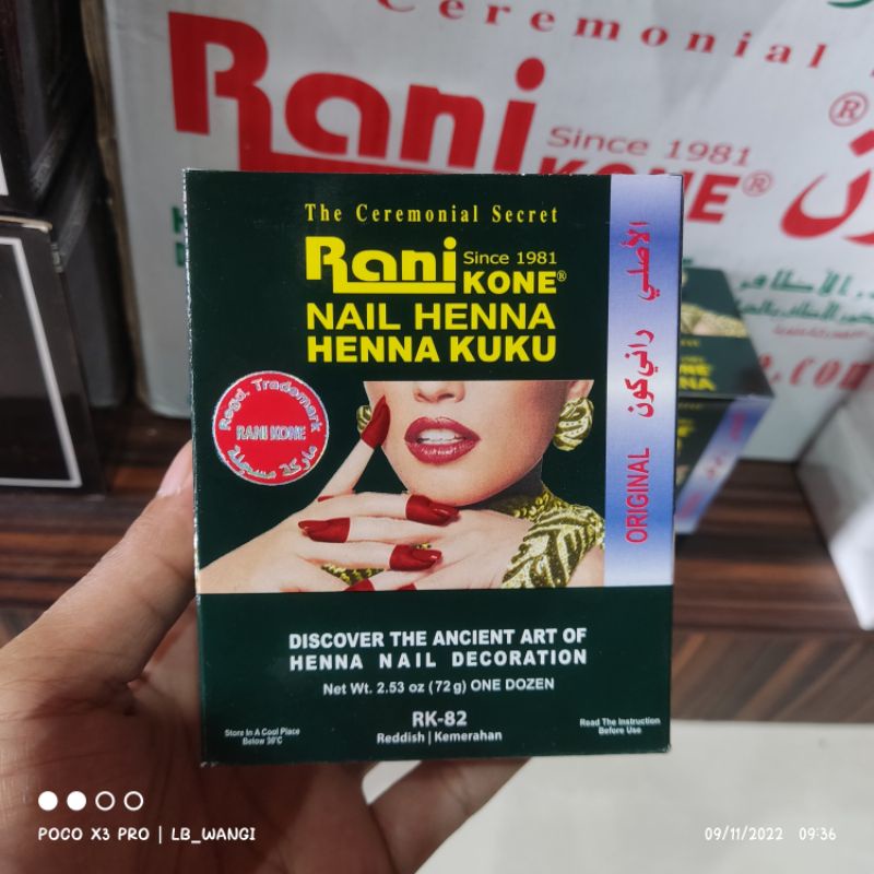 Jual RANI HENNA ORIGINAL PACAR KUKU | Shopee Indonesia