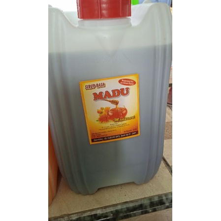 Jual Sirup Madu ,Beras Kencur Asli UD Gunung Batu Kemasan 10 Liter ...