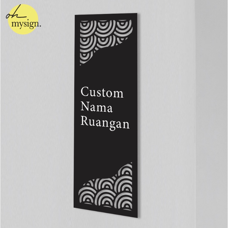 Jual Custom Tulisan Sign Nama Ruangan Acrylic Papan Sign Board | Shopee ...