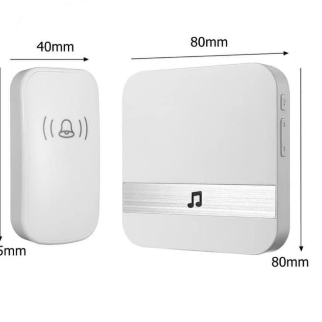 Jual Electric Wireless Door Bell Bel Pintu Rumah Elektrik Nirkabel ...