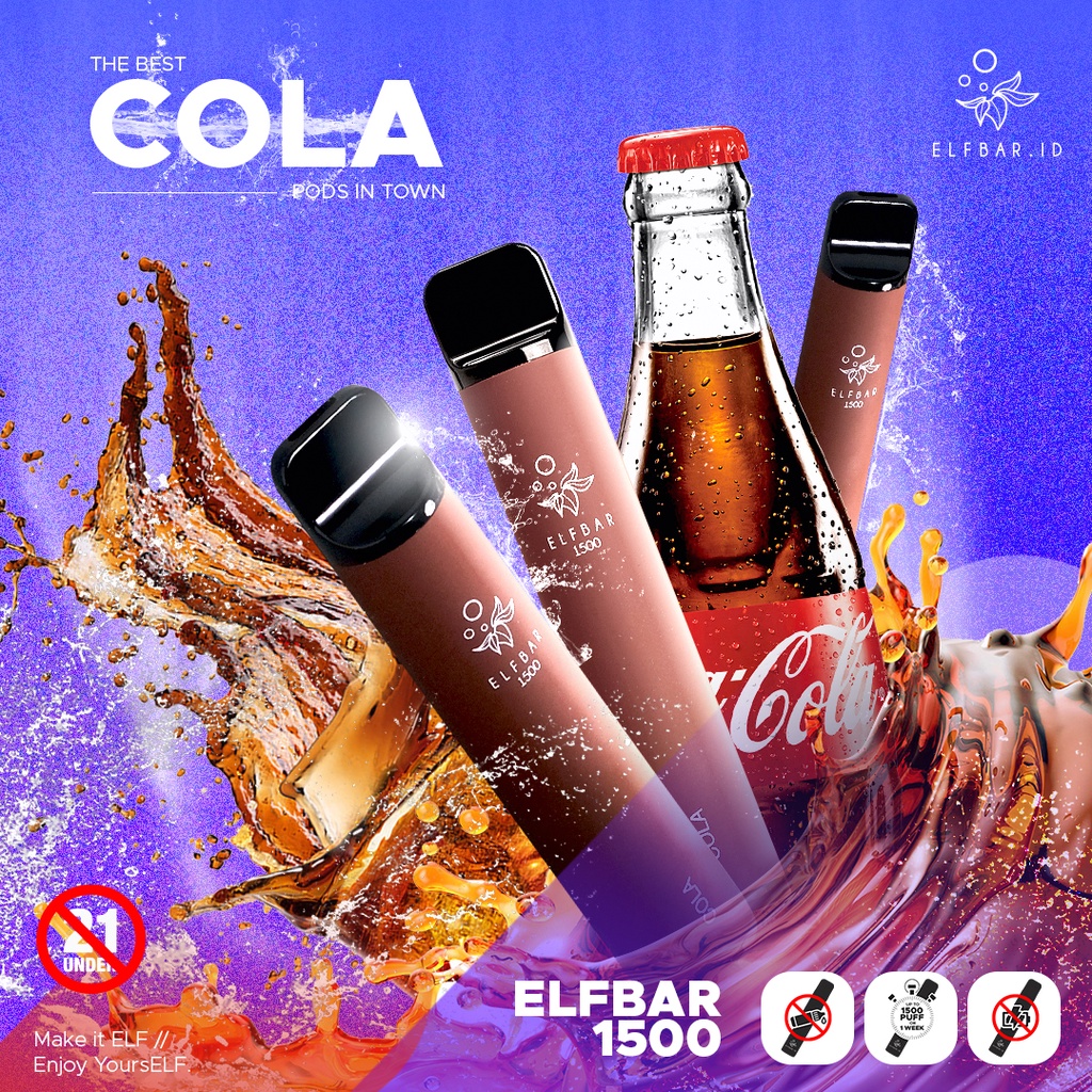 Jual ELFBAR 1500 Disposable Pod - Cola | Shopee Indonesia