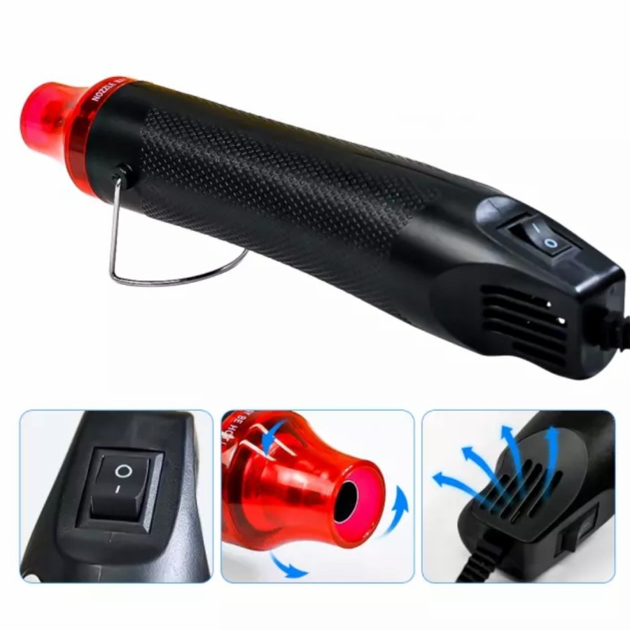 Jual Hot Gun Heat Gun Electric Alat Pemanas Low Watt 300W Multifungsi ...
