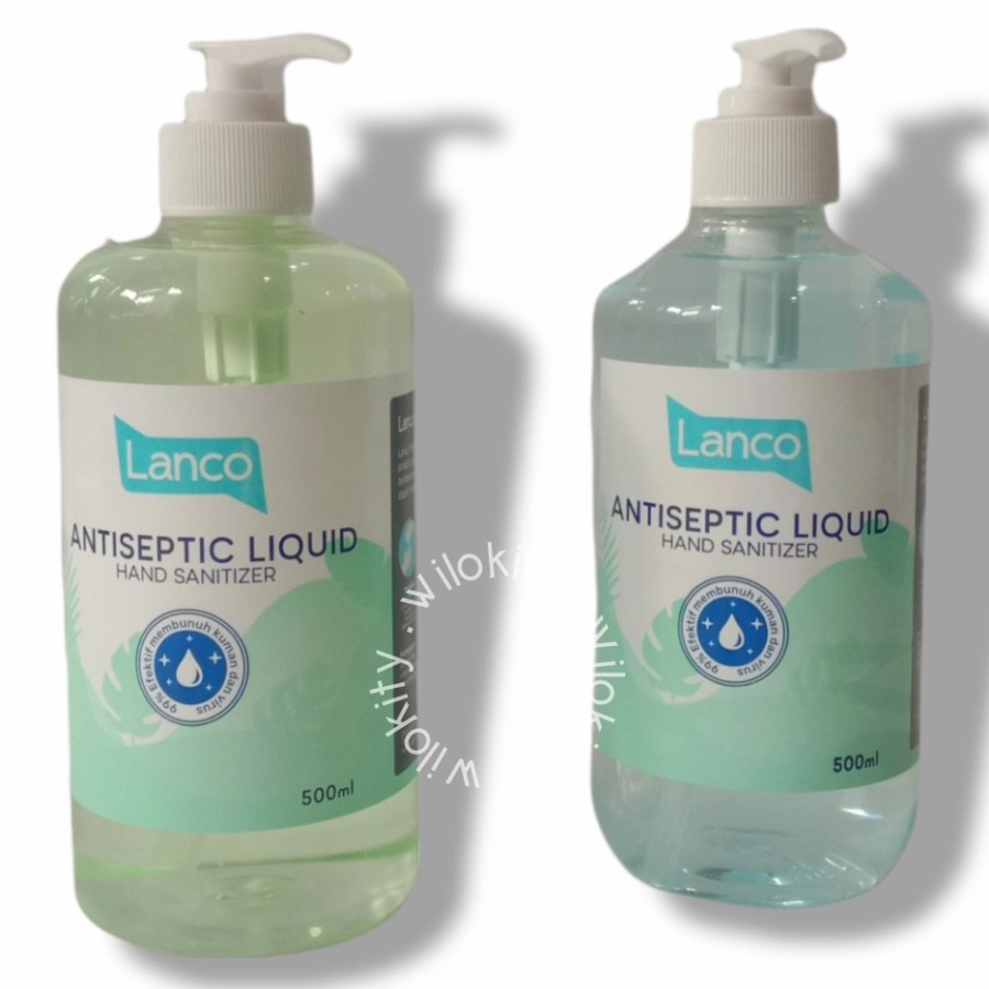 Jual Hand Sanitizer Antiseptic Liquid 500ml by LANCO | Shopee Indonesia