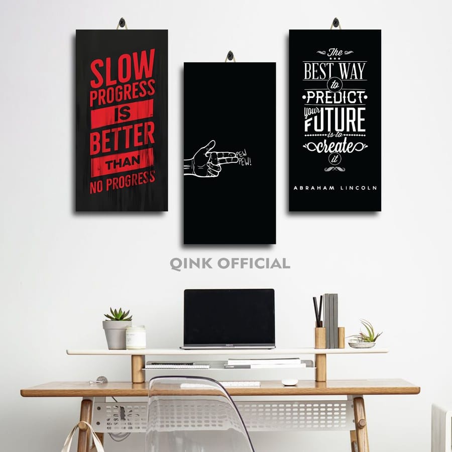 Jual 241-260 DEKORASI RUANG QUOTES MOTIVATION WORK 15X30 CYL7I/MAX9Y ...
