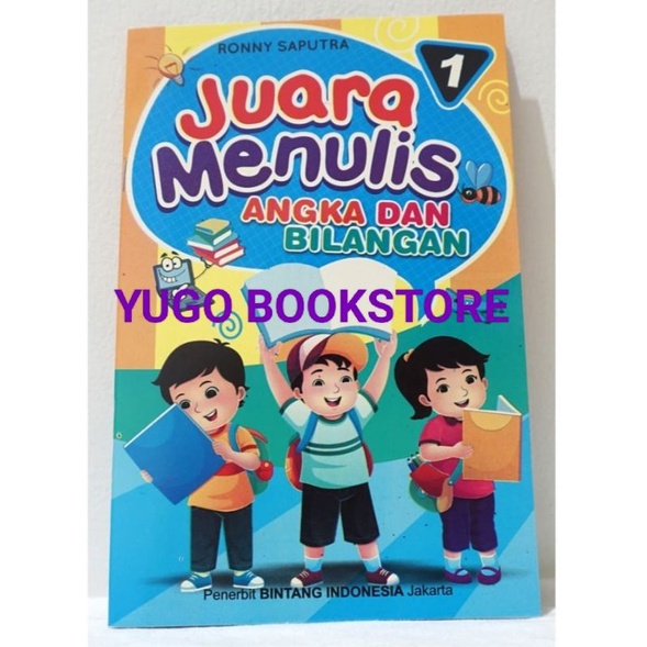 Jual JUARA MENULIS ANGKA DAN BILANGAN SERI 1 ORIGINAL KERTAS HVS ...