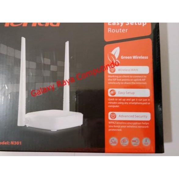 Jual Tenda N301 Wireless N300 Easy Setup Router | Shopee Indonesia