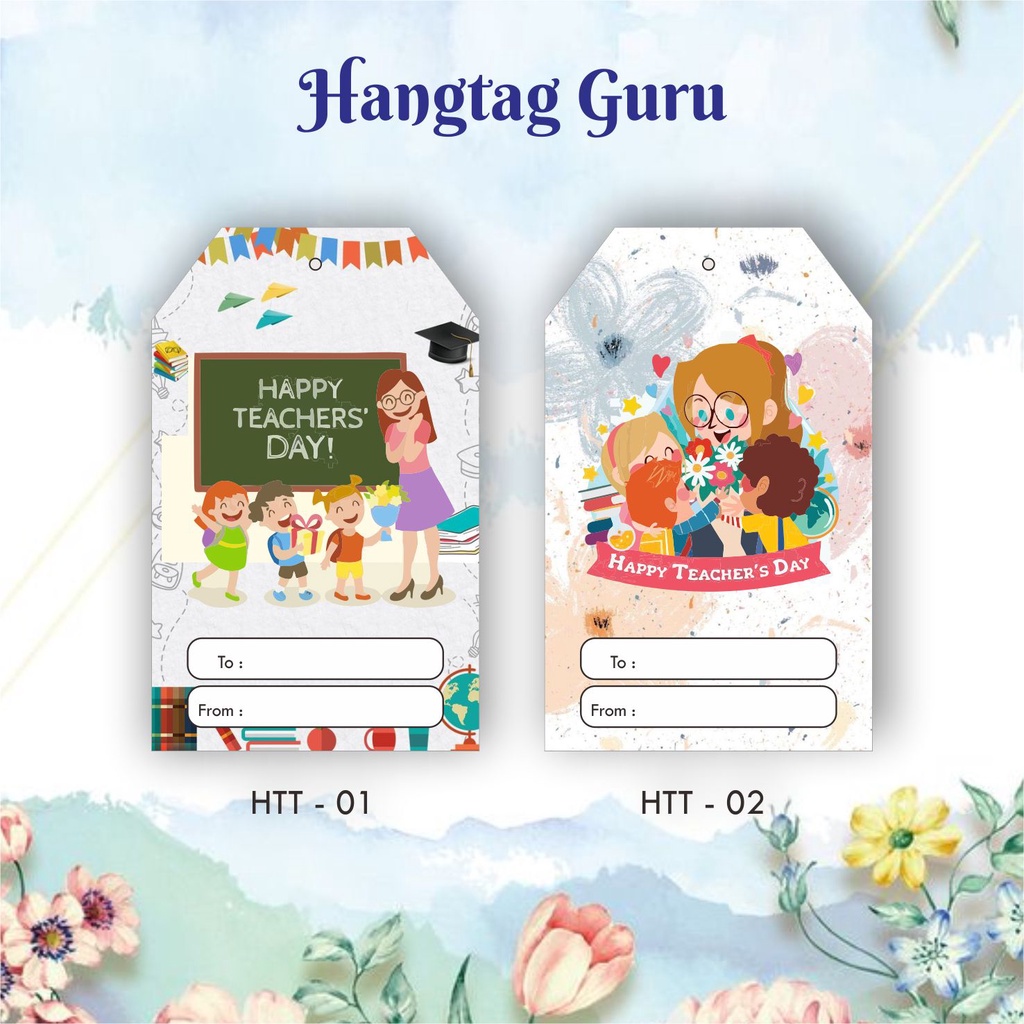 Jual [25 pcs] Hangtag guru / Tag / Teacher day | Shopee Indonesia