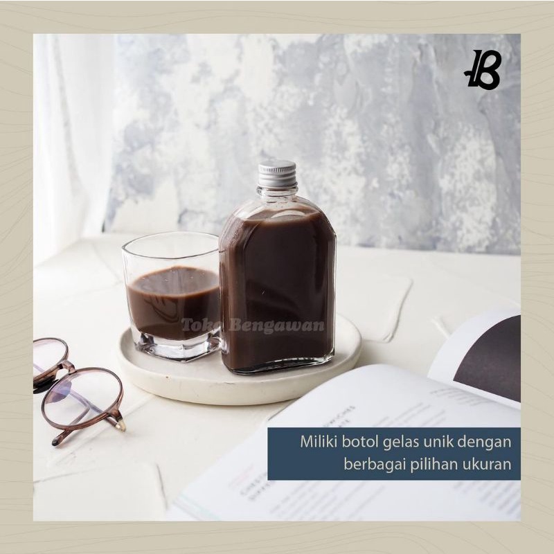Jual Botol Kaca PXJ 100ml 200ml 250ml 350ml 500ml/ Botol Juice Kopi ...