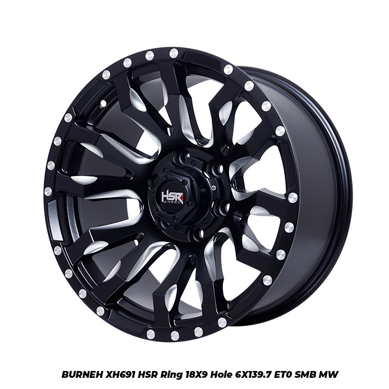 Jual Velg Model Offroad Untuk Mobil Ford Ranger Merk HSR Burneh R18 ...