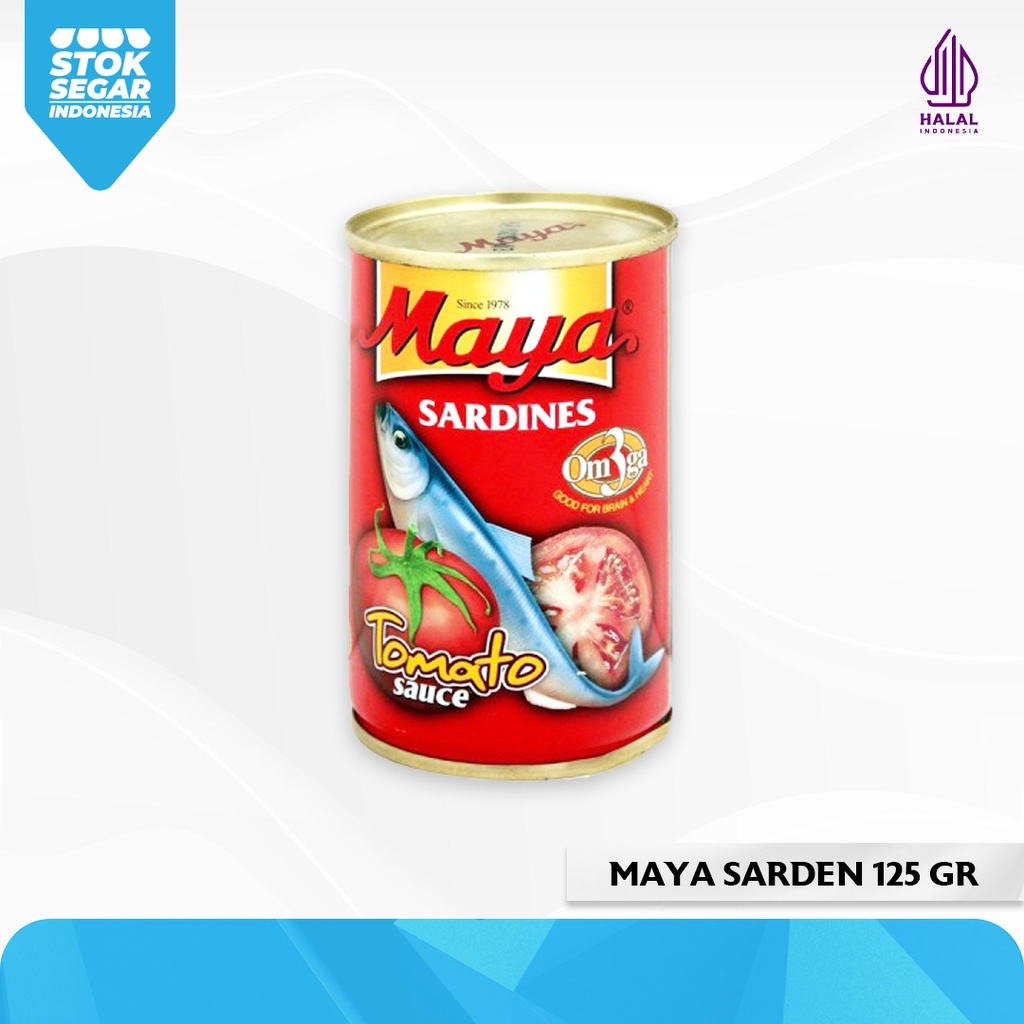Jual Maya Sarden Sauce Tomat 125 Gram | Shopee Indonesia