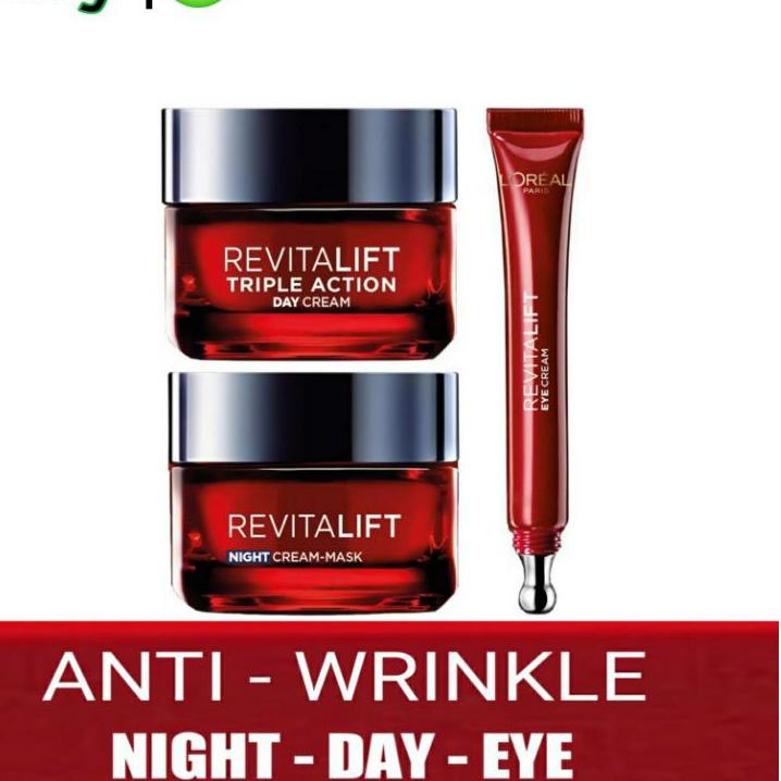 Jual Rekomendasi--Loreal Paris Revitalift Triple Action Day / Night ...