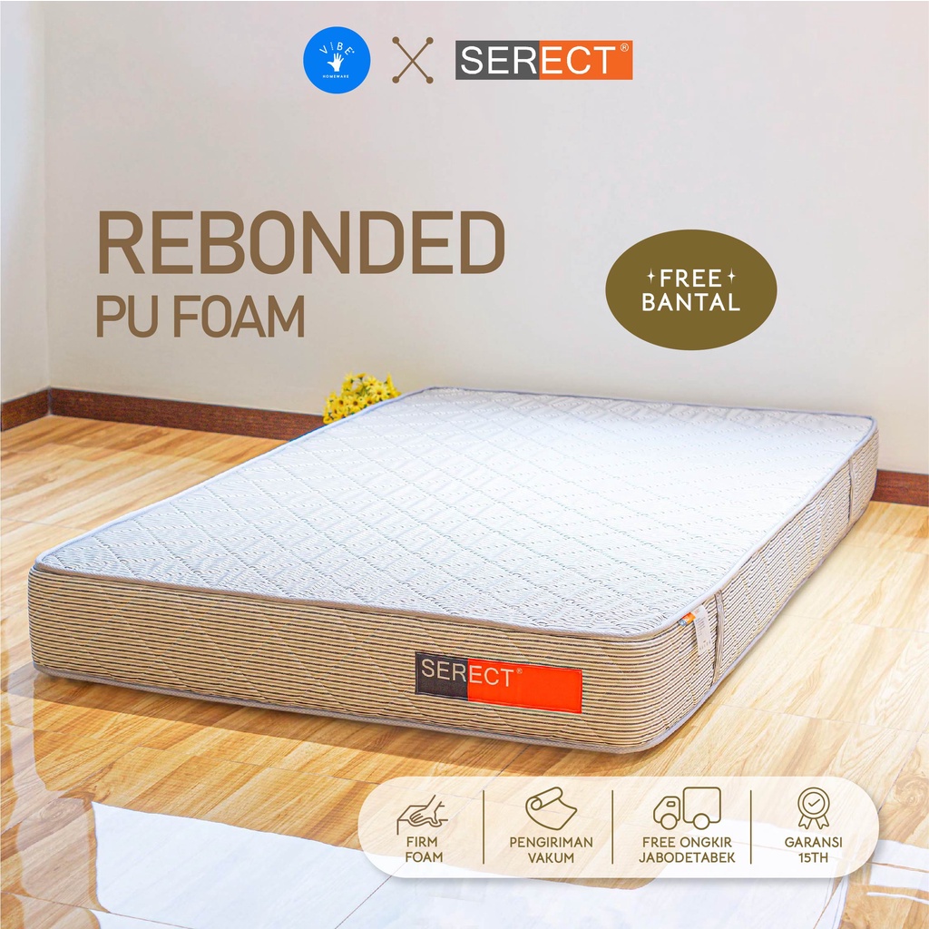 Jual KASUR BUSA REBONDED SERECT FOAM MATTRESS ECONOMY MURAH | Shopee ...