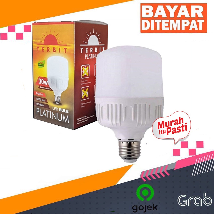 Jual Lampu LED Bohlam LED 30w 30 watt Tabung Kapsul Capsul / Lampu Bohlam Murah / lampu terbit ...