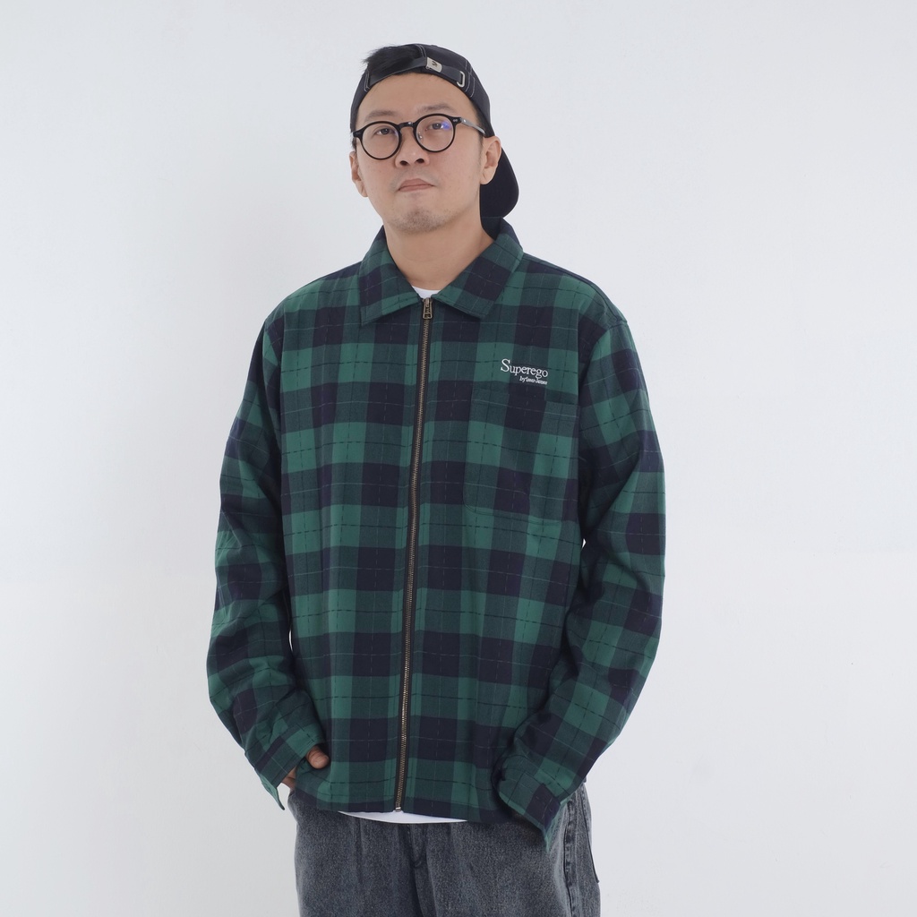 Jual Superego Flannel Green by Isser James FIS | Shopee Indonesia