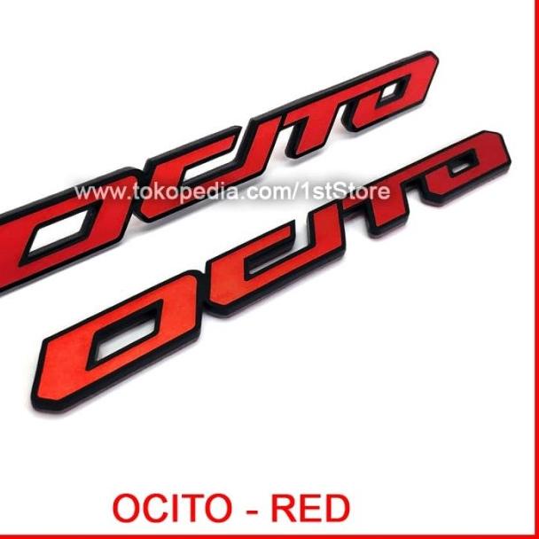 Jual Emblem Ocito Red Logo Sticker 3D Yamaha Nmax Eropa Merah not ...