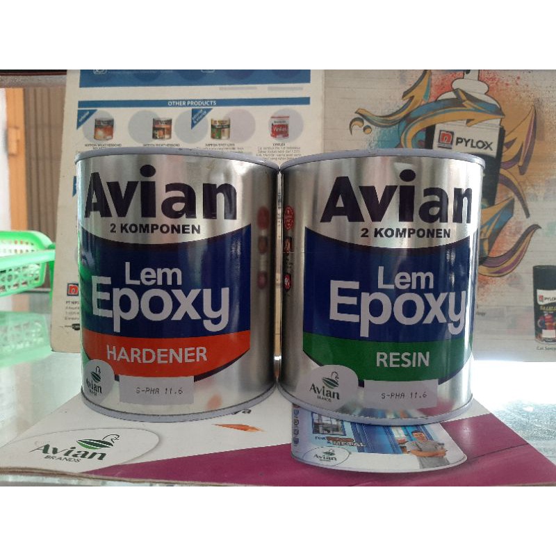 Jual Lem Epoxy merk Avian 1.6 Kg 2 Komponen (Pengiriman Hanya Jawa dan ...