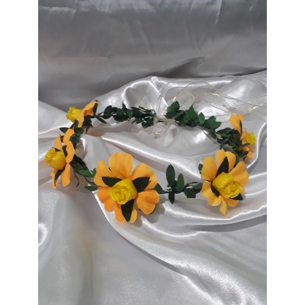 Jual FLOWER CROWN BUNGA KUNCUP SERUNI BANDO MAHKOTA BUNGA HIASAN ...