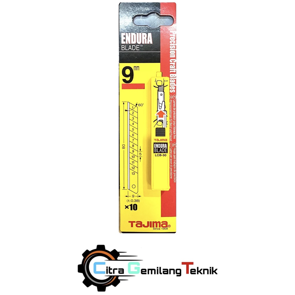 Jual isi cutter Tajima LCB-30/ refill cutter mata pisau Tajima | Shopee Indonesia