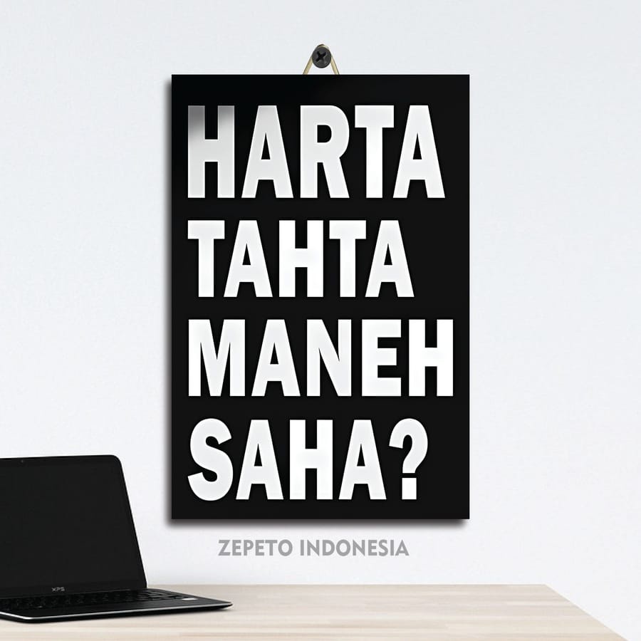 Jual 21-27 POSTER RUANG JUMBO QUOTE SUNDA 20X30 ZJ8YZ/4LUGN/ POSTER ...