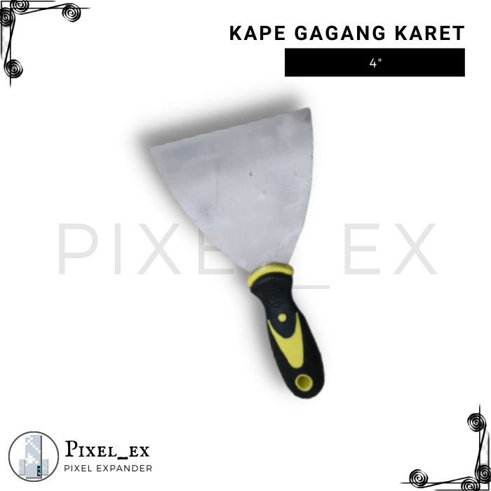 Jual Kape Gagang Karet Skrap Pengerok Cat 2 inch 3 inch 4 inch 5 inch ...