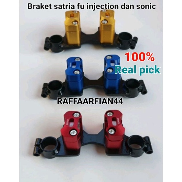 Jual Breket stang Reser satria fu injection sonic dudukan stang Raiser ...