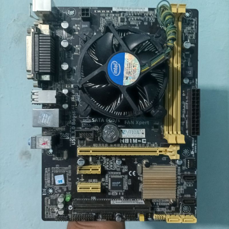 Jual Mobo Asus H81 core i3 i5 i7 gen 4 fan | Shopee Indonesia