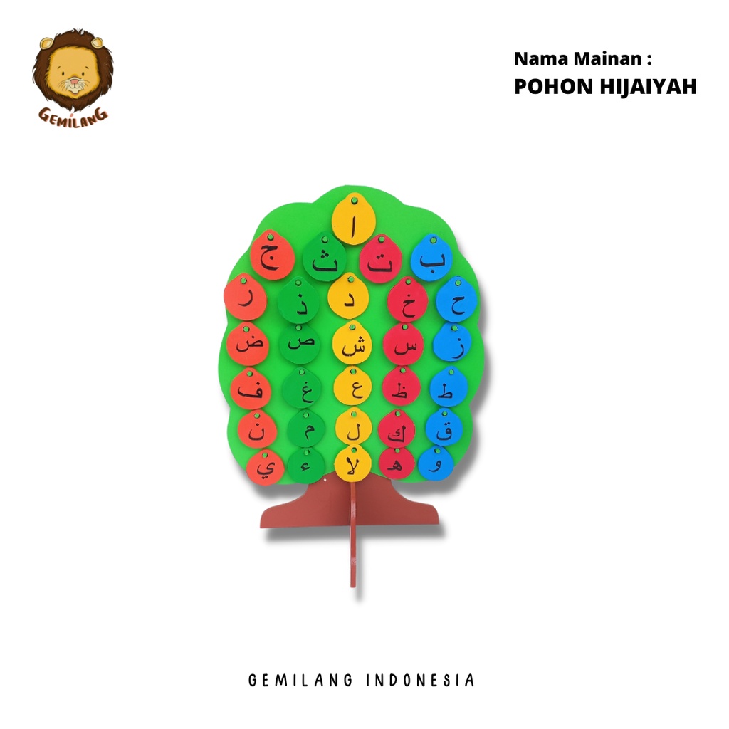 Jual POHON HIJAIYAH - MAINAN KAYU/ MAINAN EDUKASI / ALAT PERAGA EDUKASI ...
