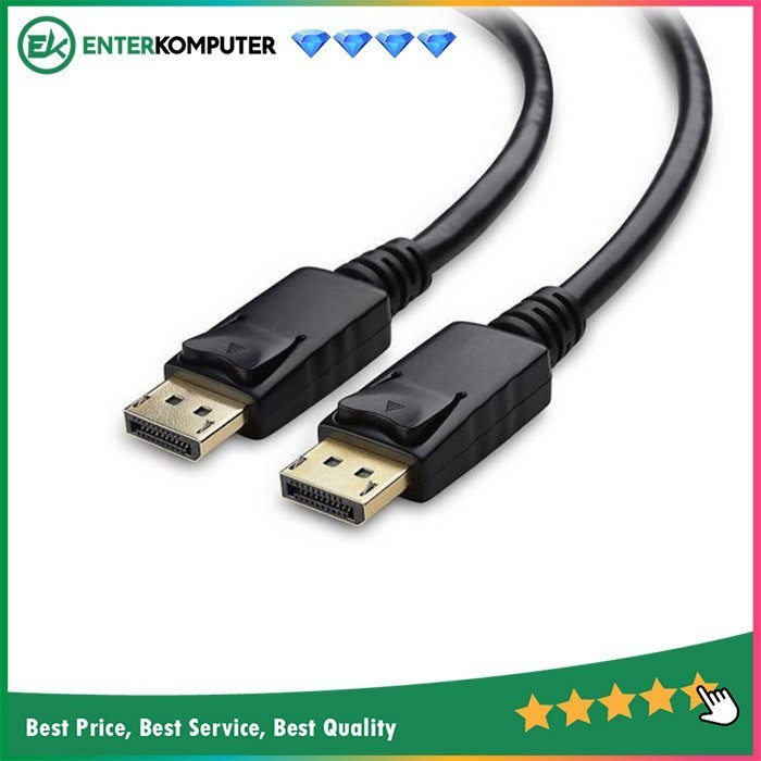 Jual Kabel Display Port To Display Port 3 Meter - Merk Netline | Shopee ...