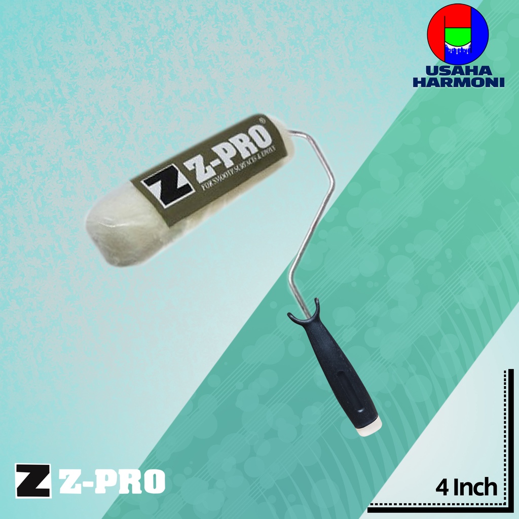 Jual Kuas roll mini zpro 4 inci gagang pendek / Roller cat z-pro 4 inci ...