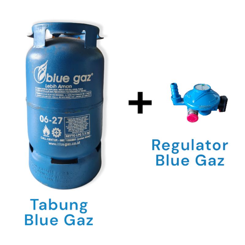 Jual Tabung Blue Gaz KOSONG dan Regulator Blue Gaz | Shopee Indonesia