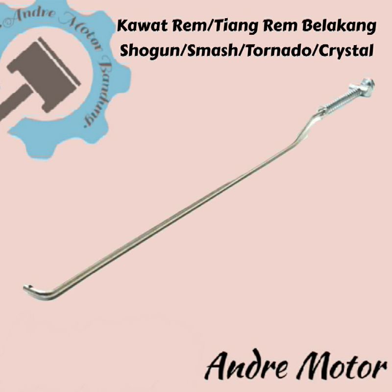 Jual Tiang Rem Kawat Rem Belakang Smash/Shogun/Crystal/Tornado Kualitas ...