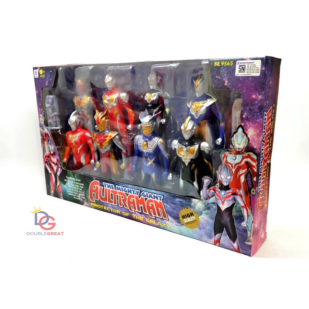 Jual DOUBLE GREAT 8 in1 Set Ultraman Ultrahero Brothers Monster Series ...