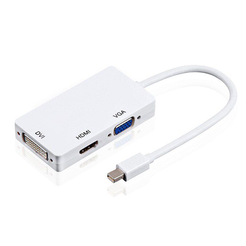 Jual CONVERTER MINI DP 3IN1-CONVERTER MINI DISPLAYPORT TO VGA HDMI DVI ...