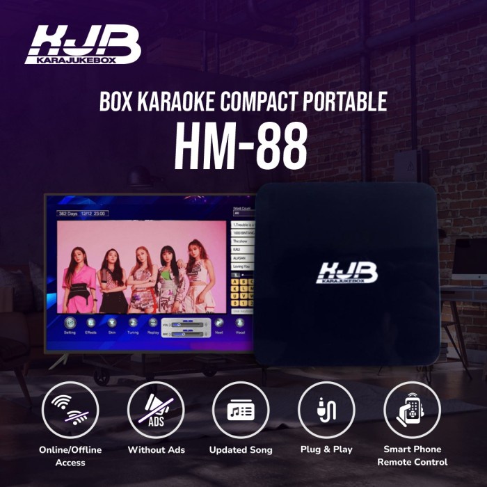 Jual Media Player Kjb Karaoke Box Hm-88 - Streaming Karaoke Player ...