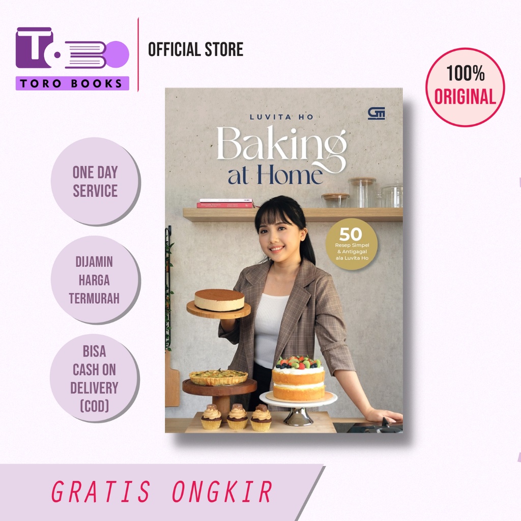 Jual Buku Baking At Home - 50 Resep Simpel & Anti Gagal Ala Luvito Ho ...