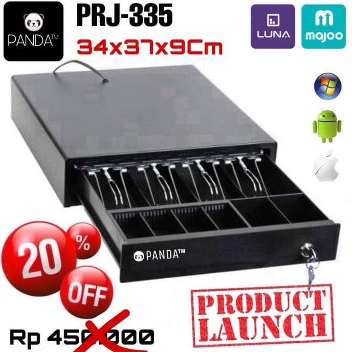 Jual MINI CASH DRAWER/LACI KASIR PANDA PRJ-335 RJ-11 TO PRINTER THERMAL ...