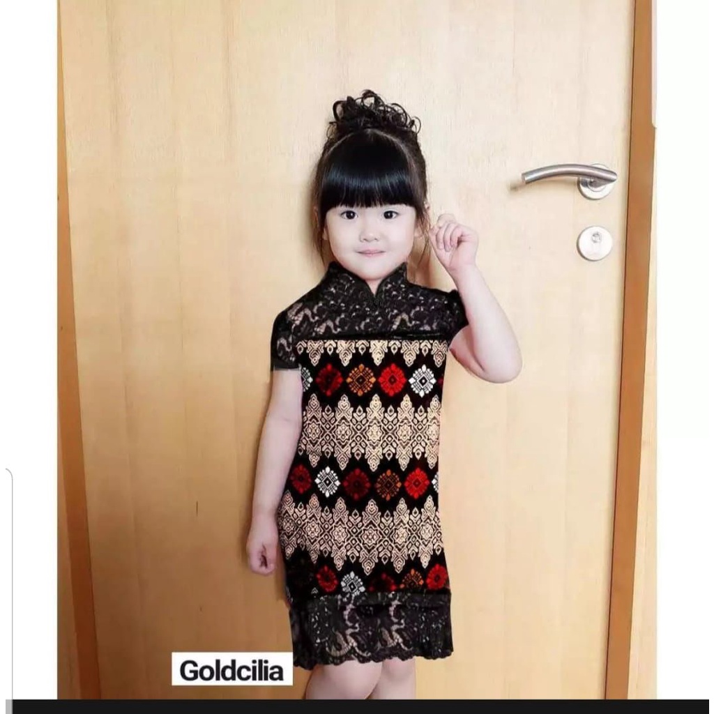 Jual Baju Dress Anak Perempuan Dress Batik Anak Baju Batik Sekolah TK ...