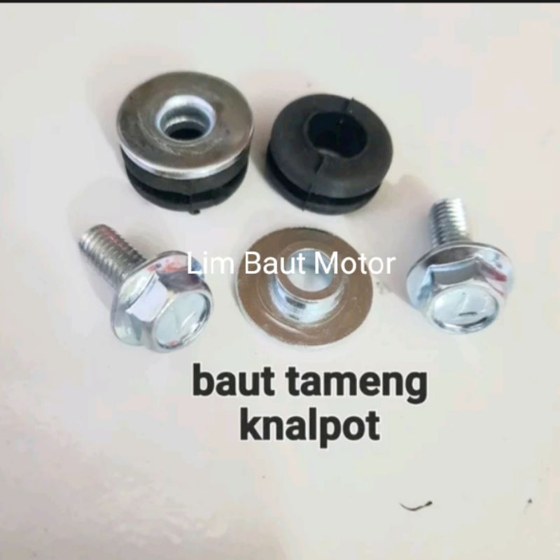 Jual karet baut tameng knalpot isi 2set | Shopee Indonesia