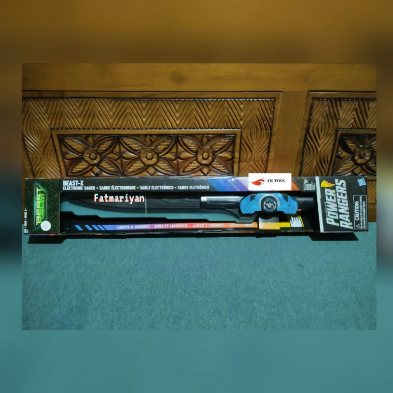 Jual Pedang Power Rangers Morphers Beast X Electronic Saber HPRE5896 ...